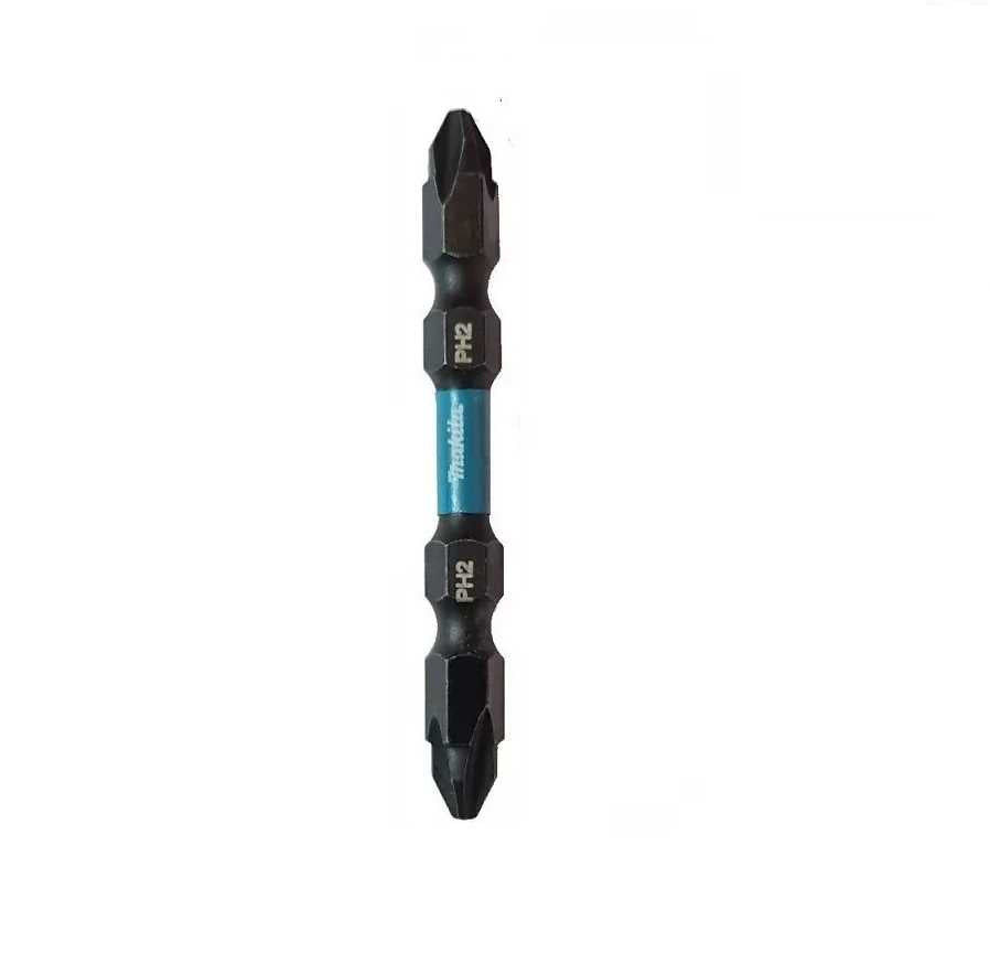 牧田Makita E-15827 IMPACT BLACK系列PH2 x 65mm雙頭十字批咀 – 達成電子五金量具有限公司